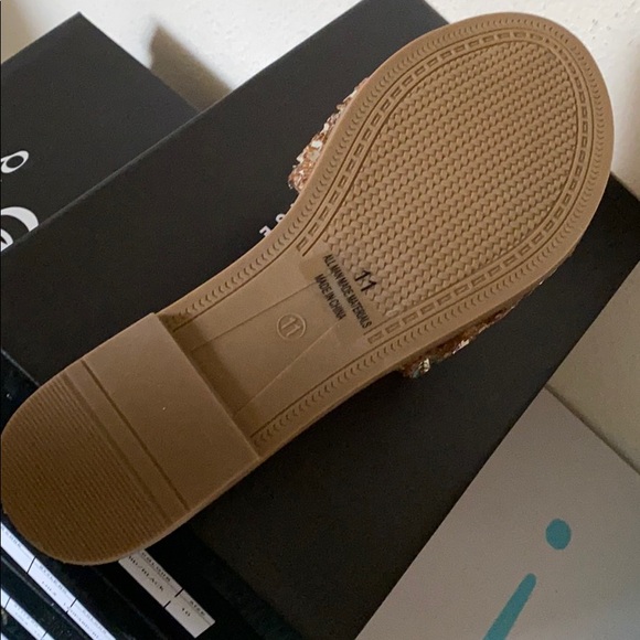 Shoes | Rose Gold Embellished Slides | Poshmark